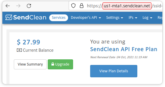 SendClean API Documentation
